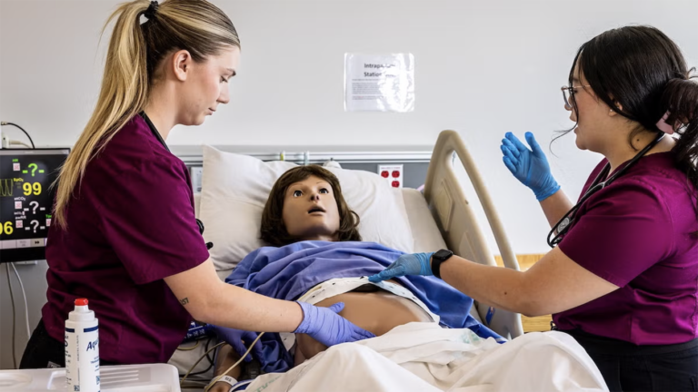 Birth manikin trains ASU nursing students for the delivery room - AZ ...